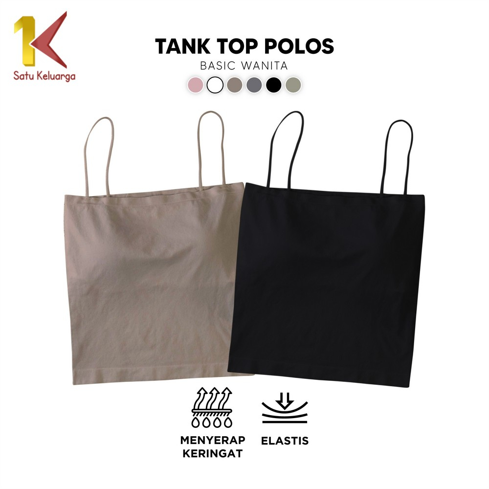 Jual Satu Keluarga Tanktop Polos Basic P280 Tanktop Wanita Tali ...