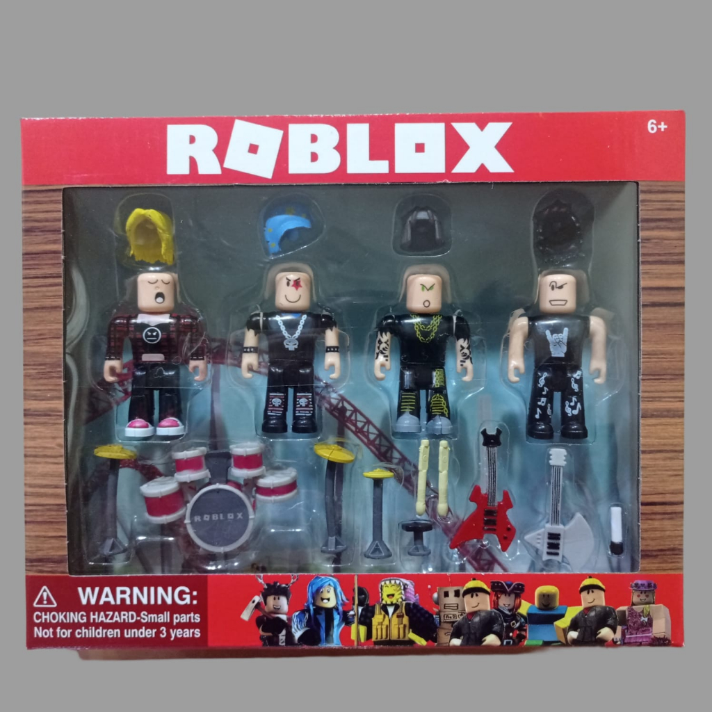 Jual Roblox Figure Pack Roblox ROCK BAND Topper Kue Figure Roblox set ...