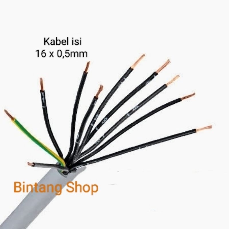 Jual kabel isi 16 x 0,5mm per meter | Shopee Indonesia