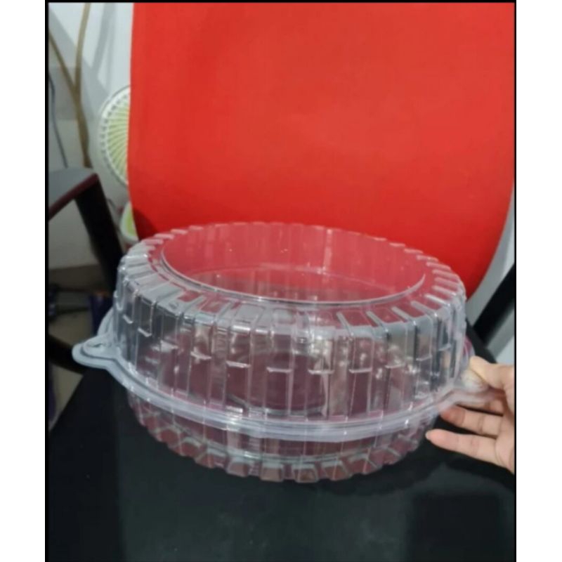 Jual mika bolu sifon besar ukuran 22 cm & 25cm bening tebal dan higienis isi 10 pcs | Shopee ...