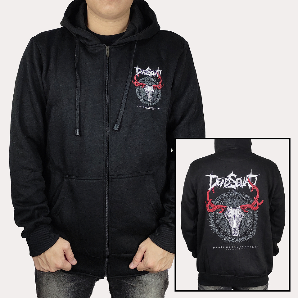 Jual JAKET DEADSQUAD 07 SIZE M L XL XXL - JAKET MUSIK DEADSQUAD - HOODIE MUSIK METAL -JAKET BAND ...