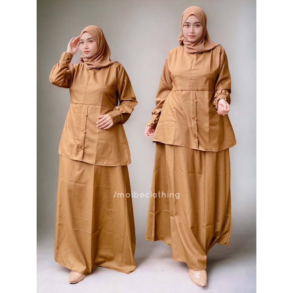 Jual Gamis Baju Seragam Kerja Pemda Dinas Pdh Asn Guru Full Toyobo ...