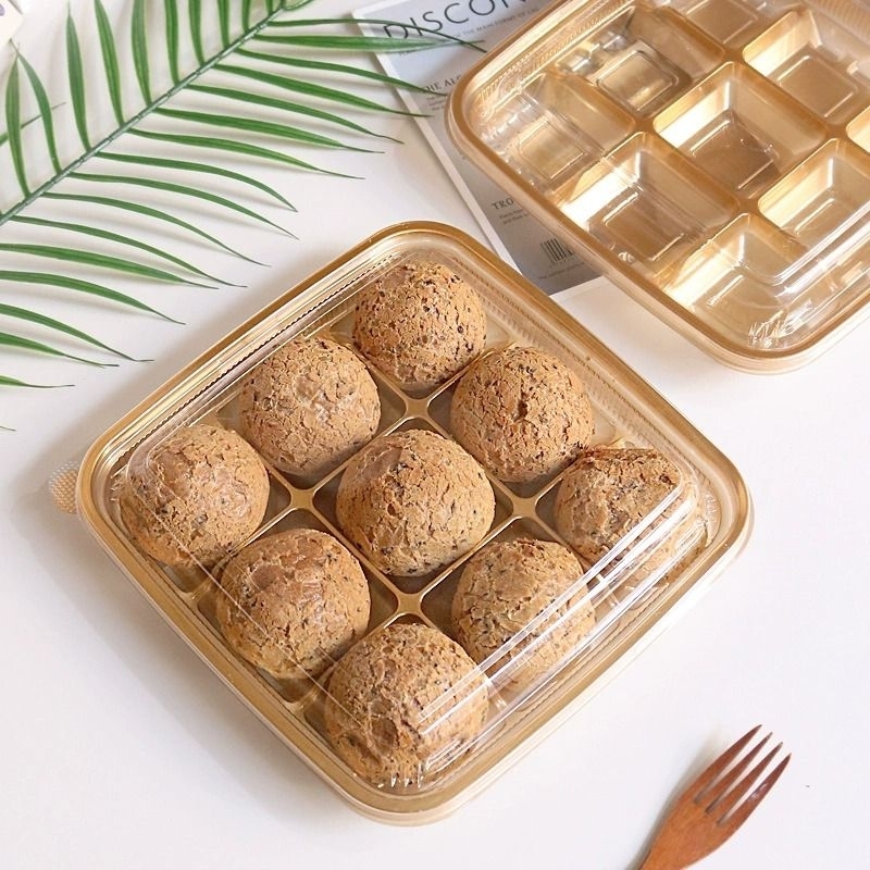 Jual Premium Box Mika Gold Box Mika sekat 9 Box Mooncake sekat 9 box ...