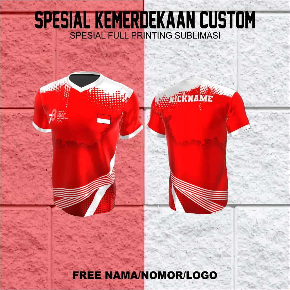 Jual Baju Kaos 17 Agustus 2023 Merdeka Garuda HUT RI 149 Distro Cowok Cewek Anak - Jersey ...