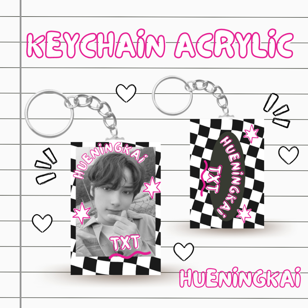 Jual [ TXT ] K POP KEYCHAIN ACRYLIC KEYRING TOMORROW X TOGETHER ...