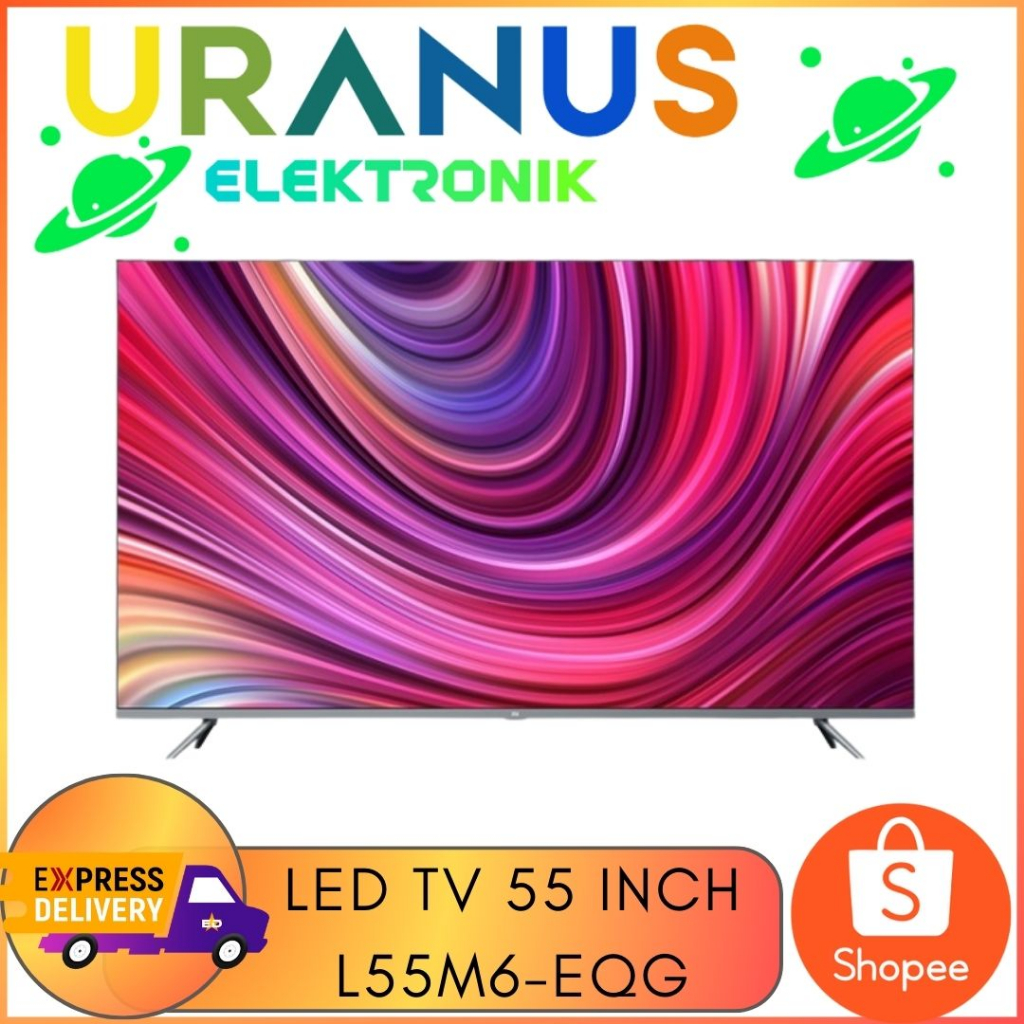 Jual XIAOMI MI TV L55M6-EQG LED TV 55 INCH ANDROID 10 SMART TV 4K ...