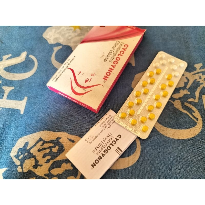 Jual Cyclogynon pil KB exp juni 2024 1 strip asli segel original ...