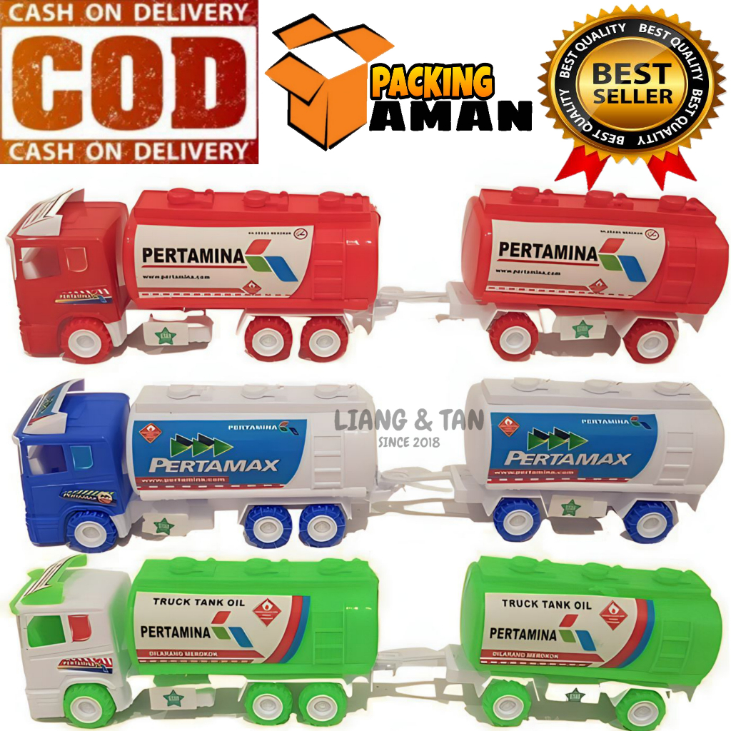 Jual ( BISA COD ) PROMO Mainan Anak Laki Laki Truk Truck Mobil Tangki ...
