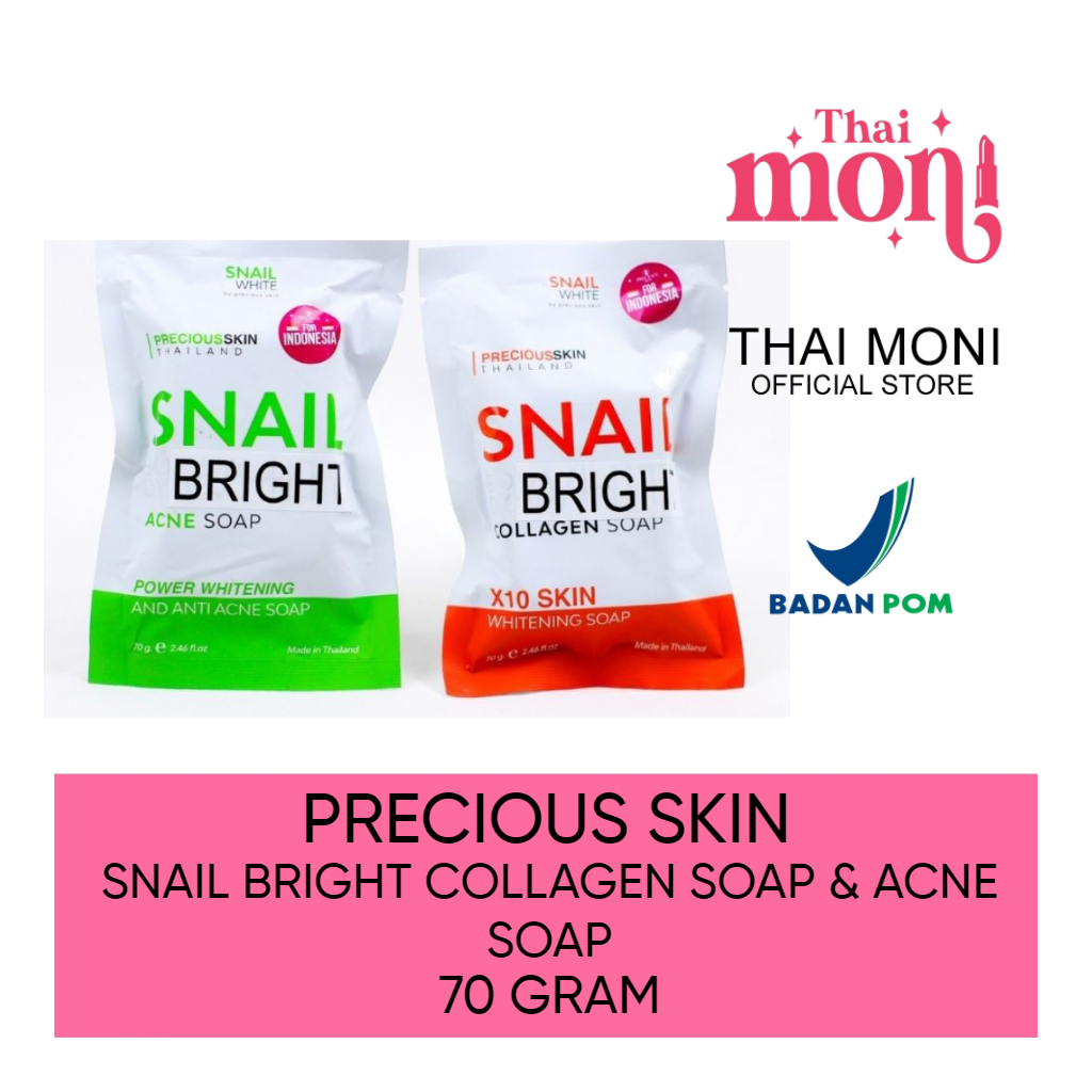 Jual Precious Skin Thailand Snail Body White Anti Acne Collagen X10 ...