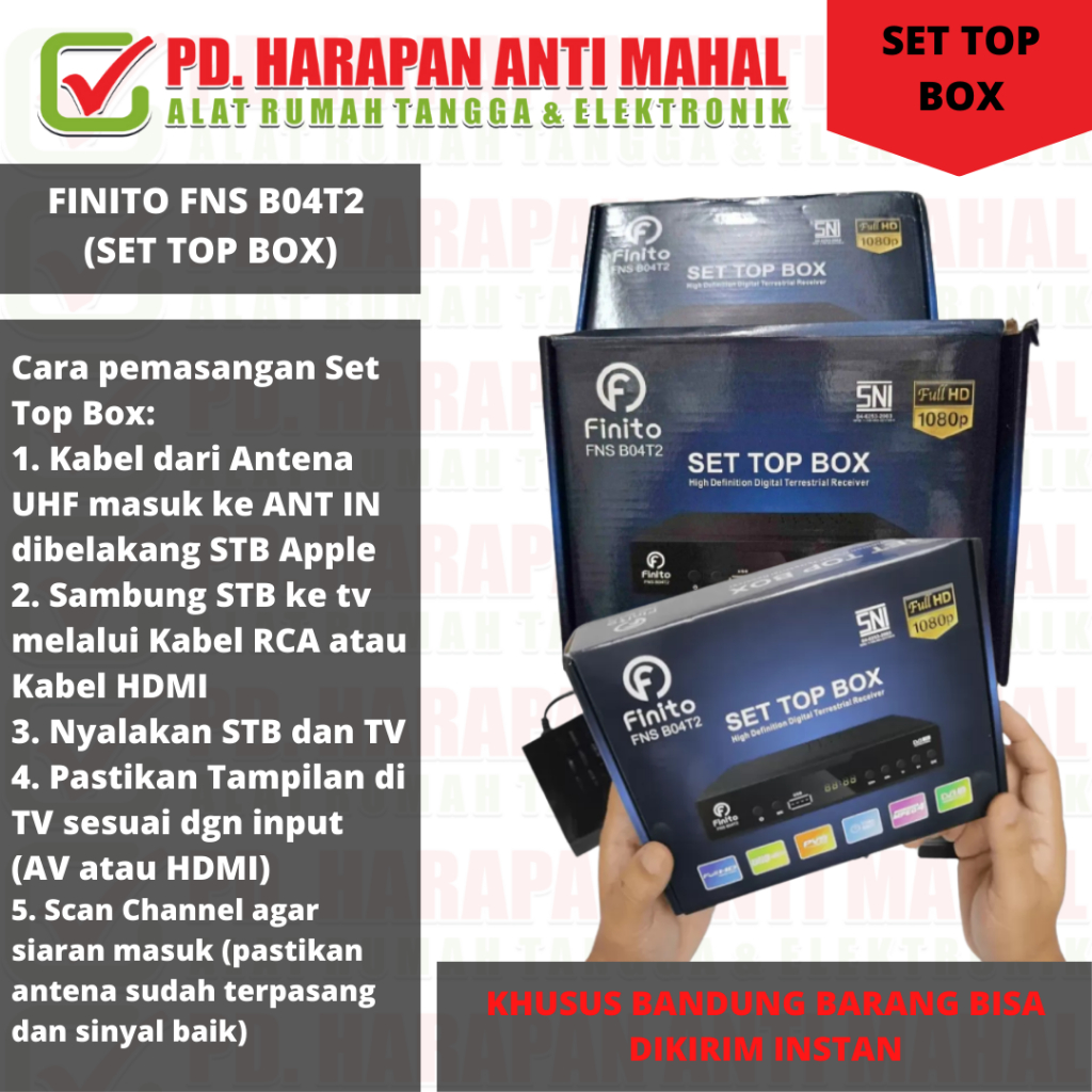 Jual FINITO FNS B04T2 (SET TOP BOX)/SET TOP BOX TV DIGITAL FINITO FNS ...