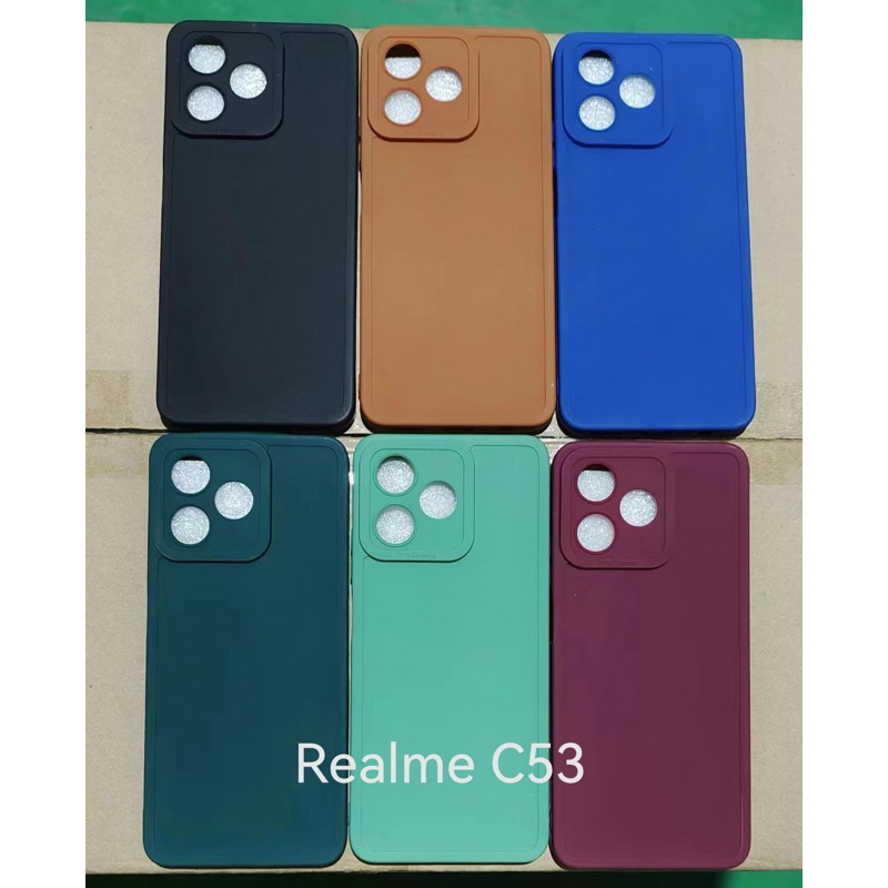Jual REALME C53 - PREMIUM SOFT CANDY RUBBER MATTE EAGLE EYES WITH LOGO ...