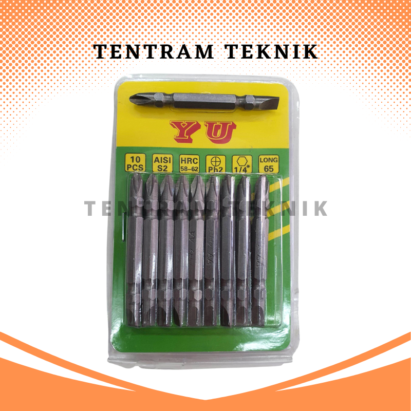 Jual Mata Obeng + - YU / Mata Obeng Angin Set + - YU / Mata Obeng ...