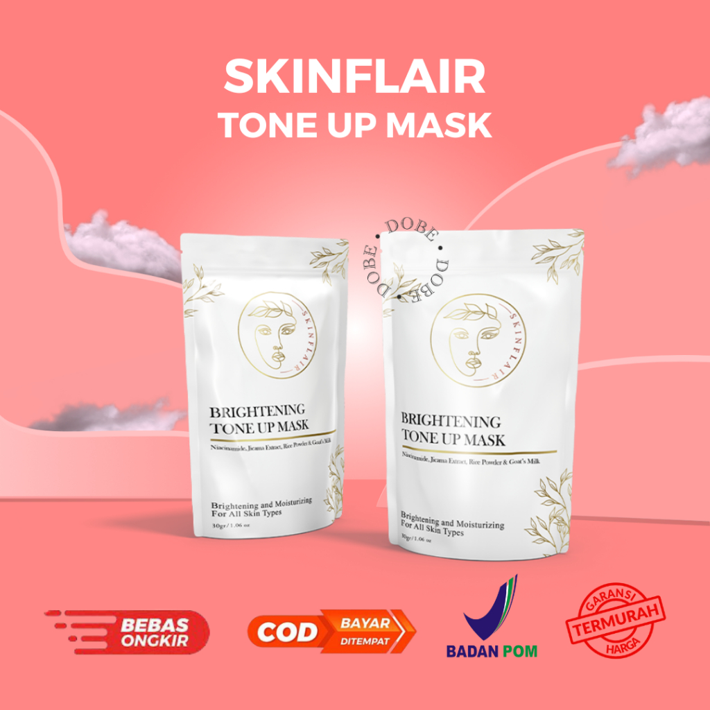 Jual SKINFLAIR Brightening Tone Up Mask - 50gr | Shopee Indonesia