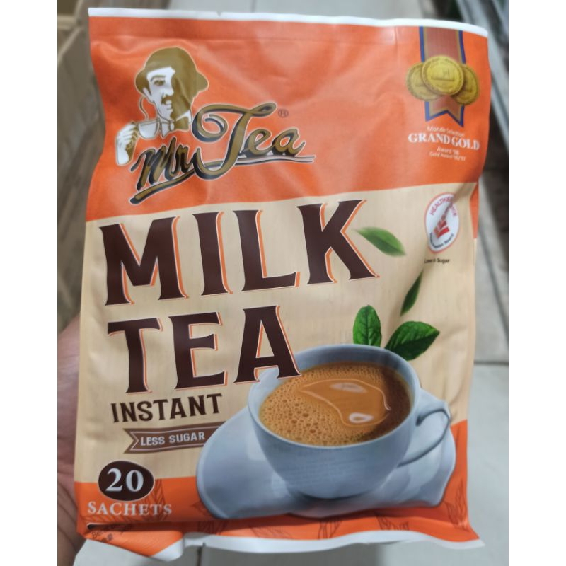 Jual Mr Tea Instant Milk Tea Less Sugar 20s / Mr Tea Teh Susu Tidak ...