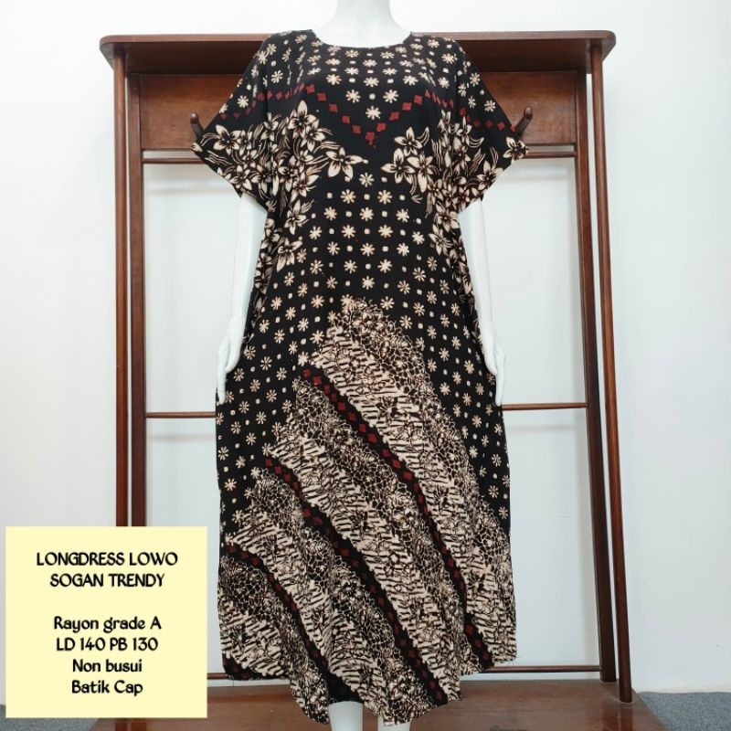 Jual BATIK AIS Daster Panjang Kelelawar Jumbo Non busui Sogan Klasik Ld ...