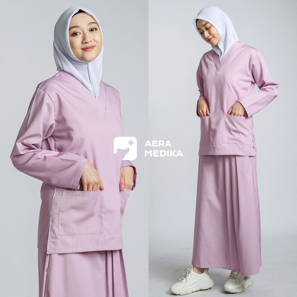 Jual (4L) SET ROK- Baju Jaga / Perawat / Dokter / Seragam Medis / OK ...