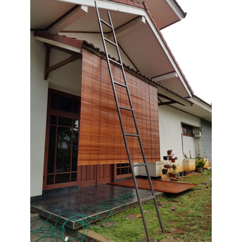 Jual Tirai kayu / krey kayu outdoor / kerai kayu / gorden / kerei kayu ...