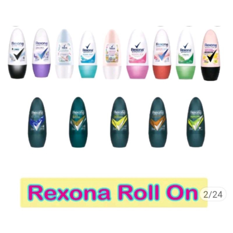 Jual REXONA ROLL ON AL VARIAN 45ml EXP 2025 48h | Shopee Indonesia