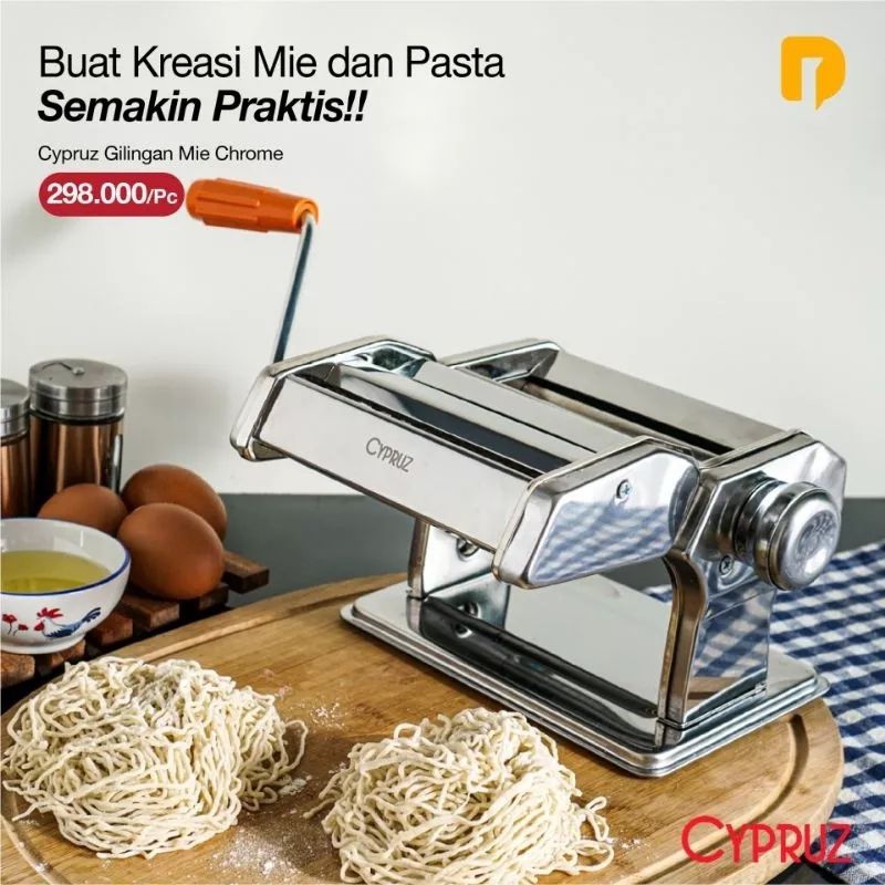 Jual CYPRUZ GILINGAN MIE | ALAT MEMBUAT MIE MANUAL | Shopee Indonesia
