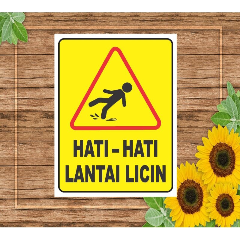 Jual Stiker hati hati licin | Shopee Indonesia