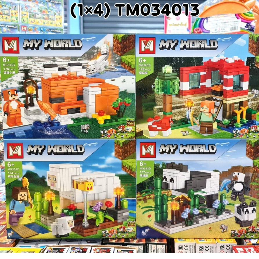 Jual Mainan Anak Brick Minecraft MG583 My World Block minecraft Puzzle ...