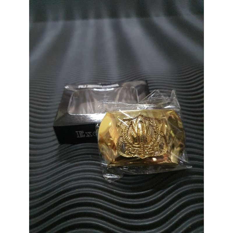 Jual Kepala sabuk PDH Satpam polos | Timang PDH Army kilap lux tanpa ...