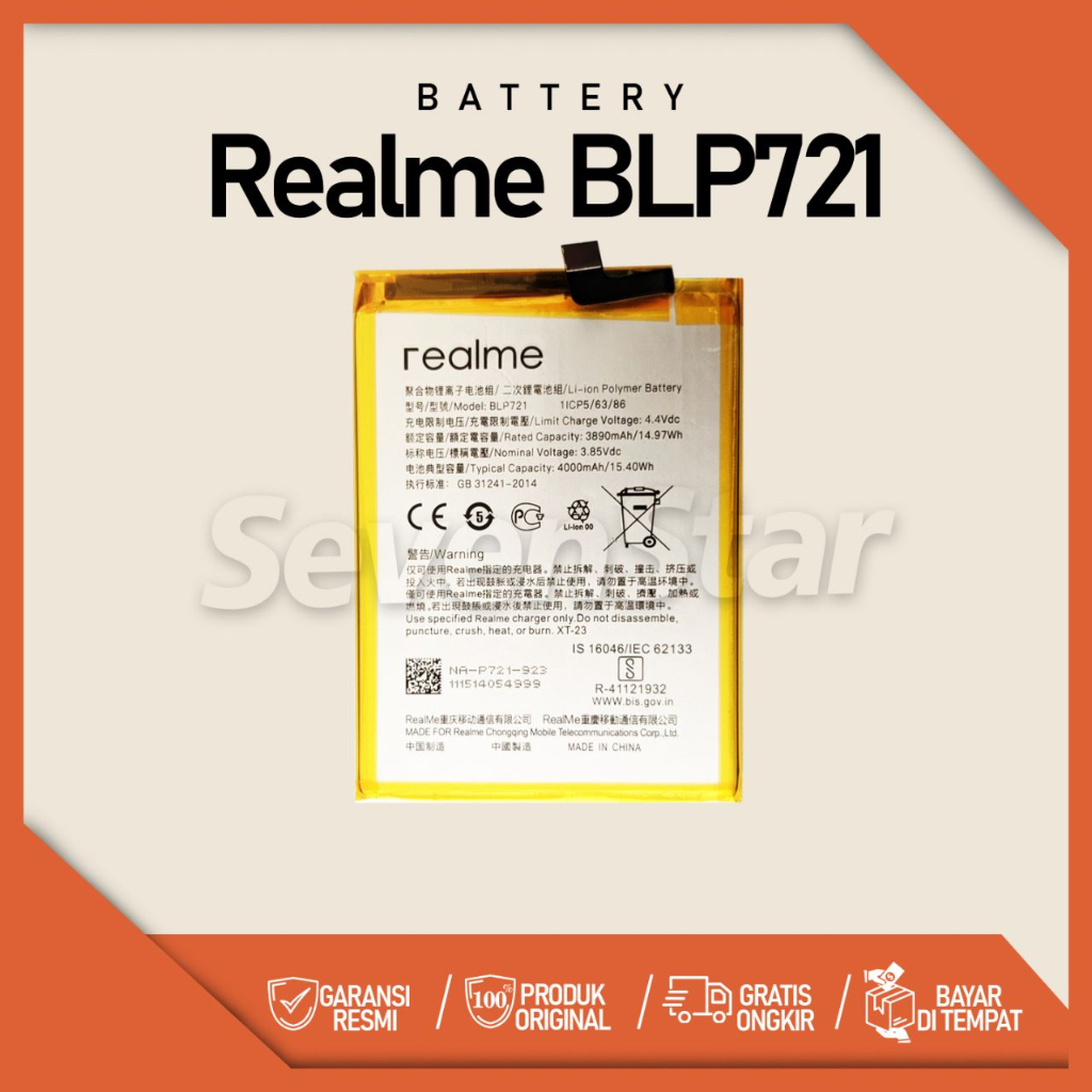 Jual Battery BLP721 Realme C2 Oppo BLP-721 BLP 721 OPPO 721 | Shopee ...