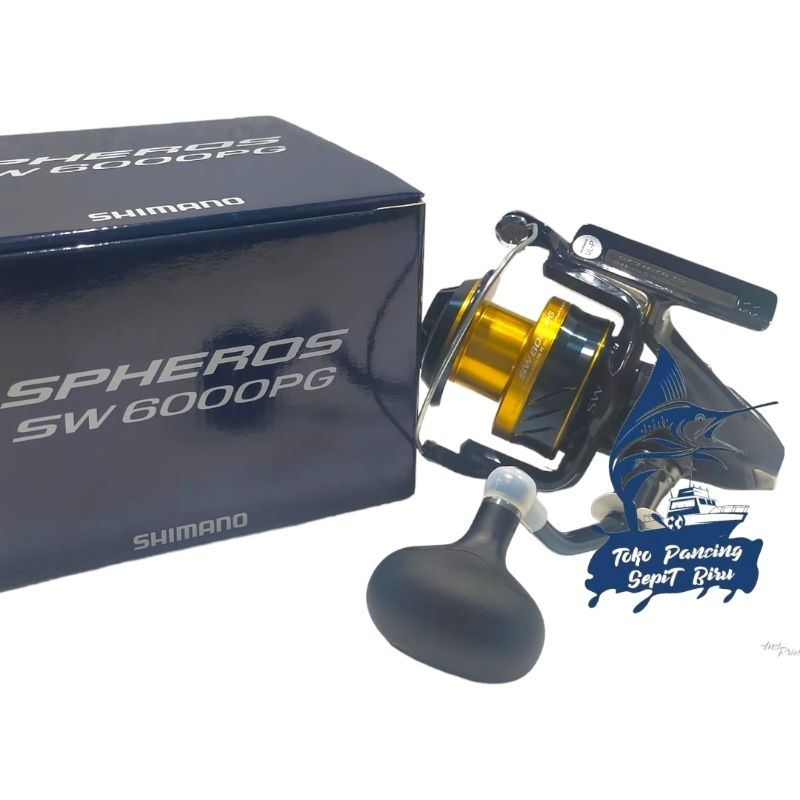 Jual Reel Spinning SHIMANO SPHEROS SW 6000PG NEW 2021 | Shopee Indonesia