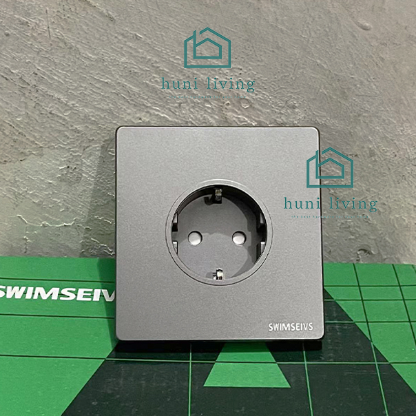 Jual Stop Kontak Inbow Tanam Dinding Abu Space Gray Doff | Shopee Indonesia