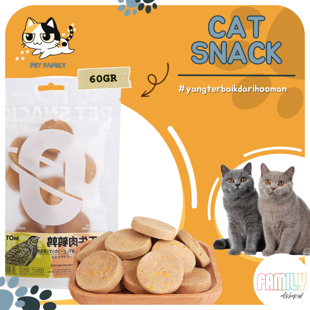 Jual PET FAMILY Snack Kucing Daging Beku Kering - Burger Sapi Dan Telur ...
