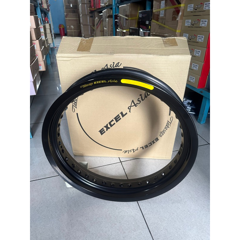 Jual velg takasago excel asia ring 17 hitam black ukuran 250 | Shopee ...