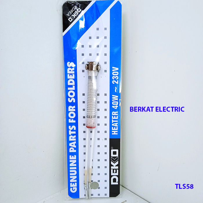 Jual ELEMEN SOLDER HEATER DEKO 40WATT 220V DS-40 GENUINE PARTS | Shopee ...