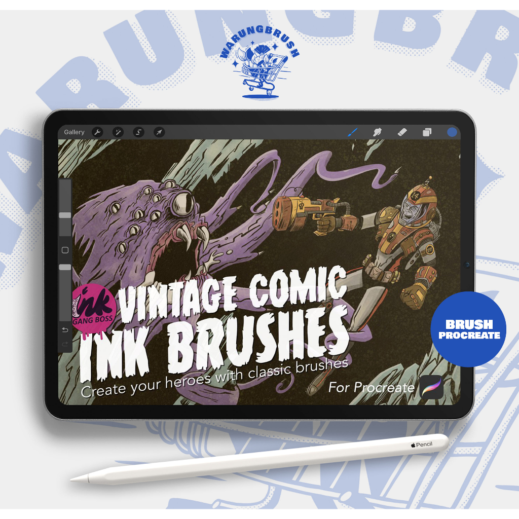 Jual Vintage Comic Ink Brushes BP0064 | Shopee Indonesia