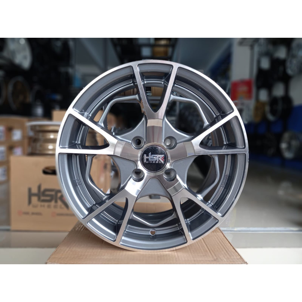 Jual Velg-Pelek Hsr Terbaru Type Eximius R15 Pcd 4X100 Cocok Buat Brio,Vios,Yaris,Swift,Ayla ...