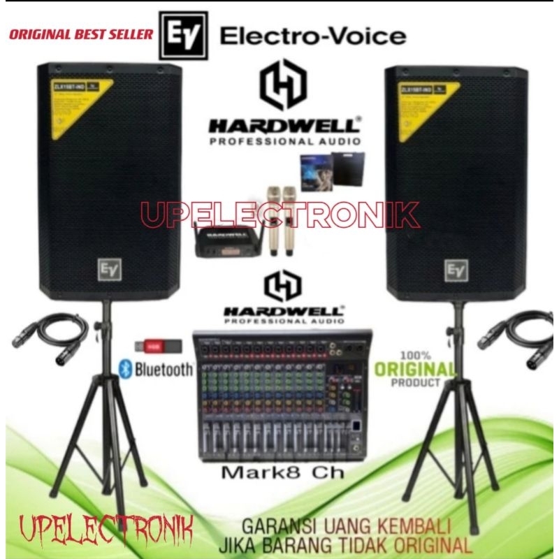 Jual PAKET SOUND SYSTEM EV-ELECTRO-VOICE ZLX-15BT-IND MIXER 8 CH 2 MIC ...