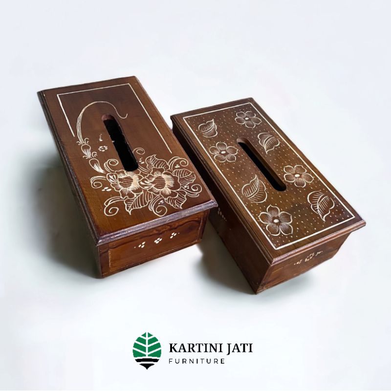 Jual kotak tisu kayu jati ukir Jepara tempat tissue ukir minimalis ...