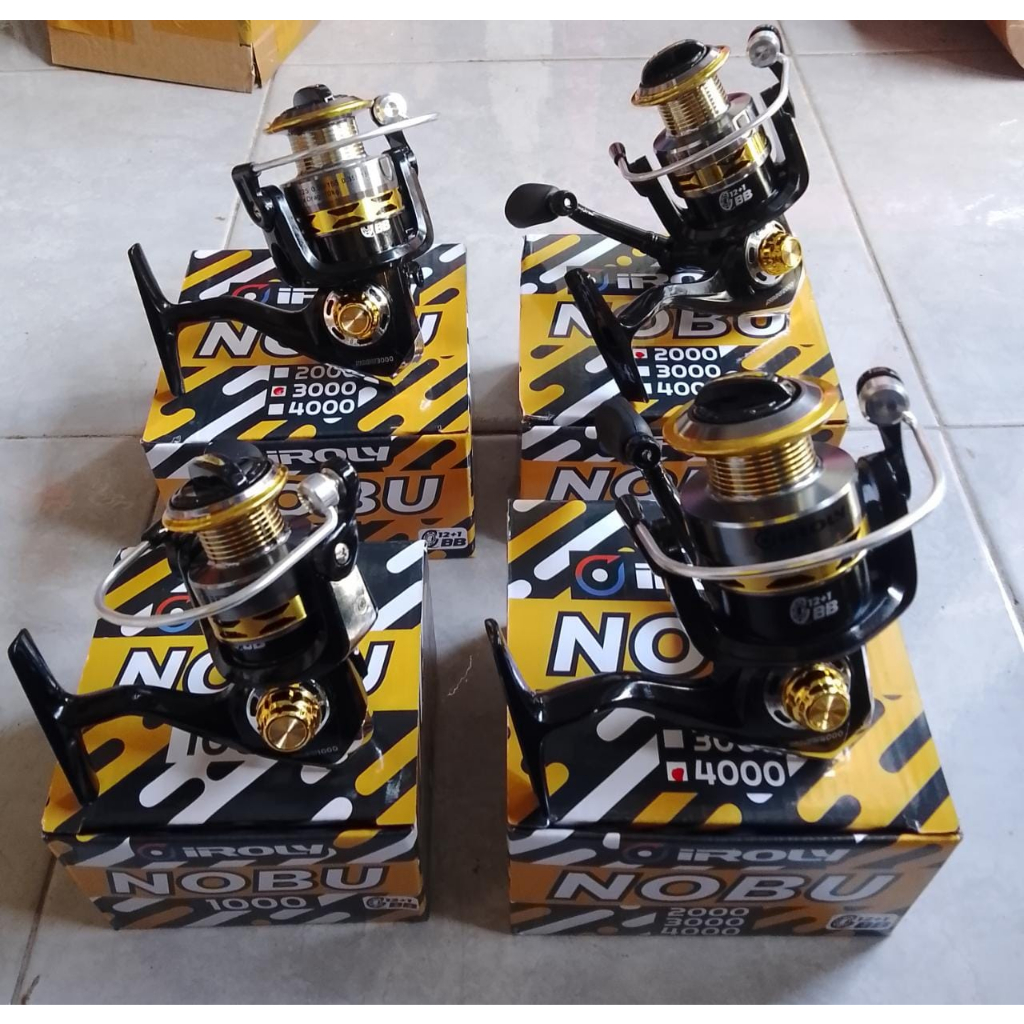 Jual Rell Pancing Murah Iroly Nobu 1000/2000/3000/4000 12+1BB | Shopee ...