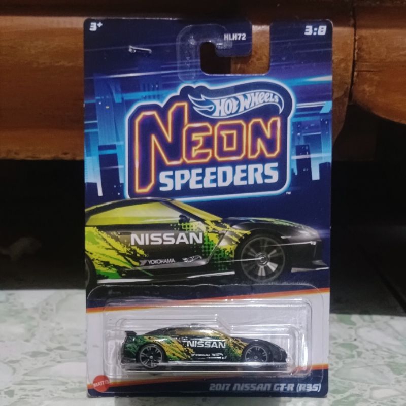 Jual Hot Wheels Neon Speeders 2017 Nissan GT-R R35 | Shopee Indonesia