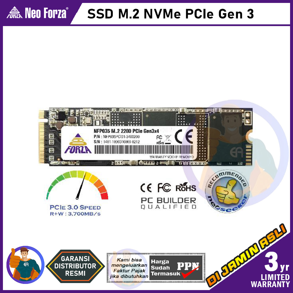 Jual SSD Neo Forza NFP035 1TB M.2 PCIe Gen3 | Shopee Indonesia