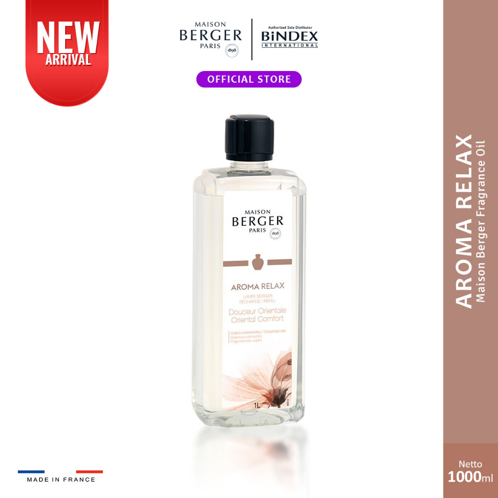 Jual NEW Maison Berger Refill Diffuser Fragrance Oil Aroma Relax 1 L | Shopee Indonesia
