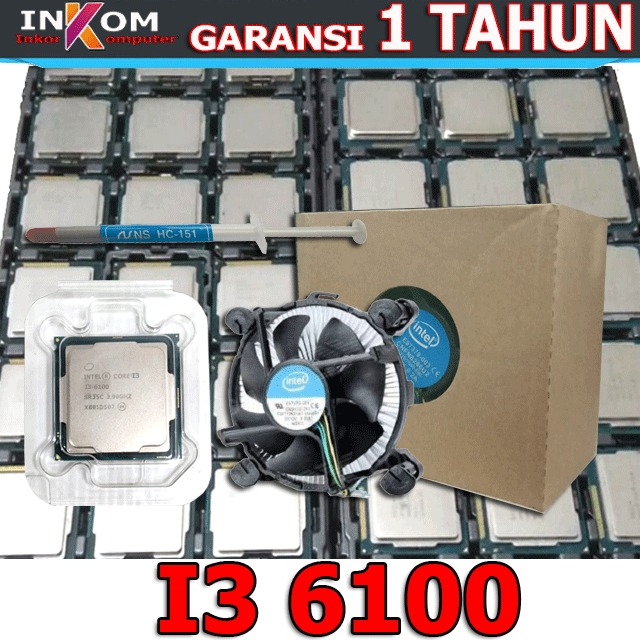 Jual Processor Intel Core i3 6100 / i3 7100 LGA1151 | Shopee Indonesia