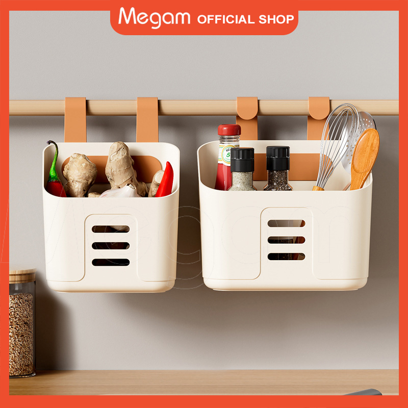 Jual Megam Rak Gantung Box Organizer Bumbu Dapur/Peralatan Kamar Mandi ...