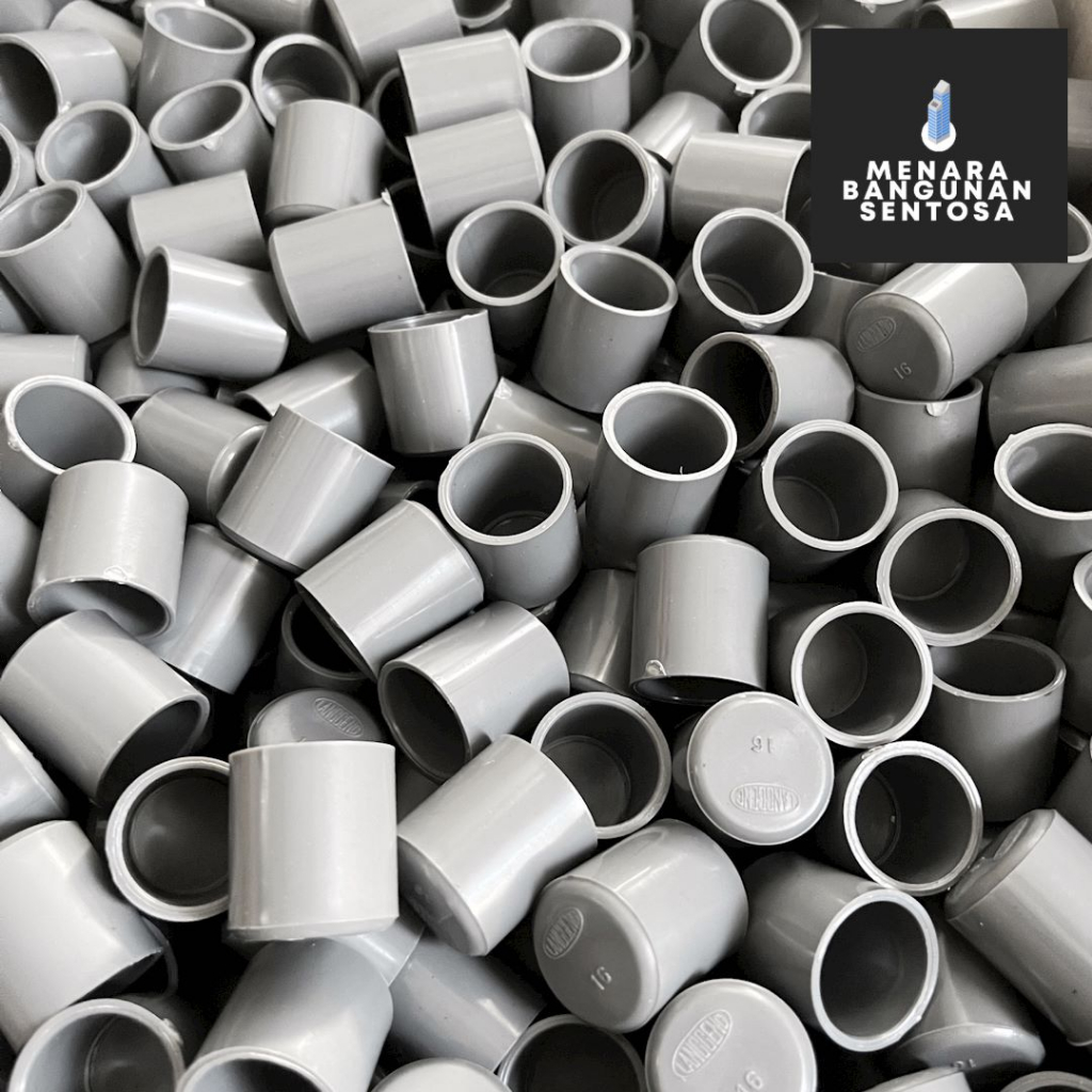Jual Dop PVC Langgeng TS 1/2" Inch - Fitting Pipa Tutup Cap Pipa ...