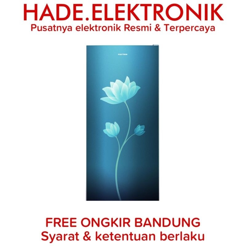 Jual POLYTRON Kulkas 1 Pintu Metallic 180 Liter PRB 189B/R | Shopee ...