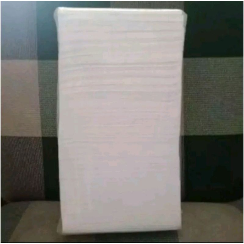 Jual Tissue Facial kiloan 1000gram/2ply/1200sheets.Ukuran 20 × 10cm ...