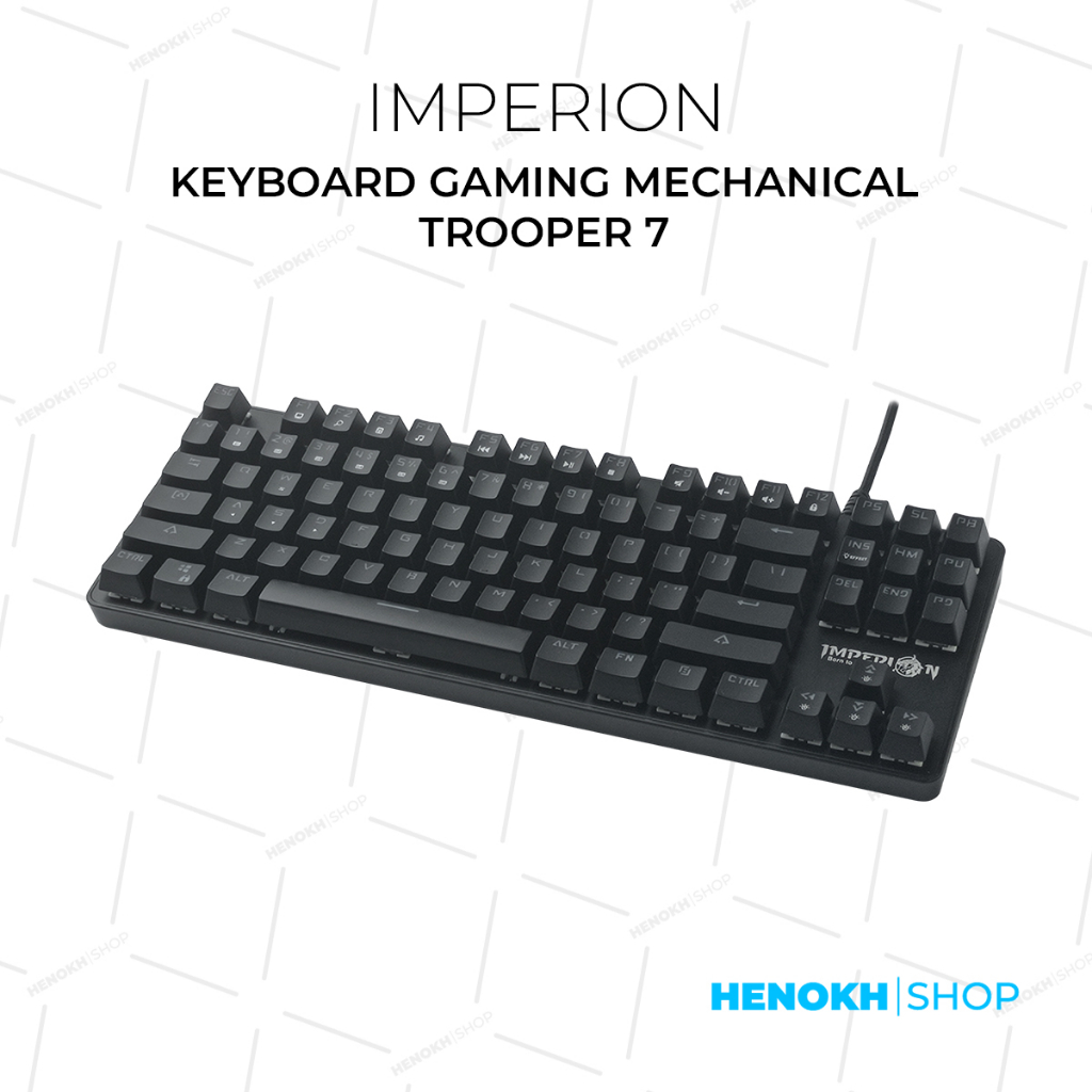 Jual Keyboard Gaming Mechanical 87 Keys IMPERION Trooper 7 / Outemu ...