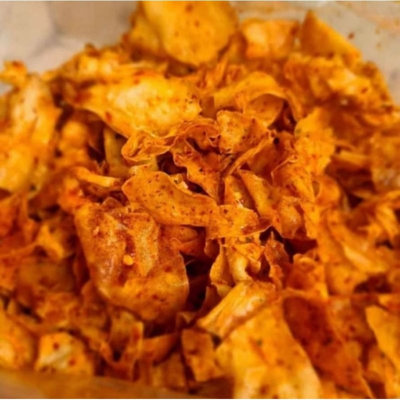 Jual keripik viral / kripik singkong kriwil 1kilogram pedas | Shopee ...