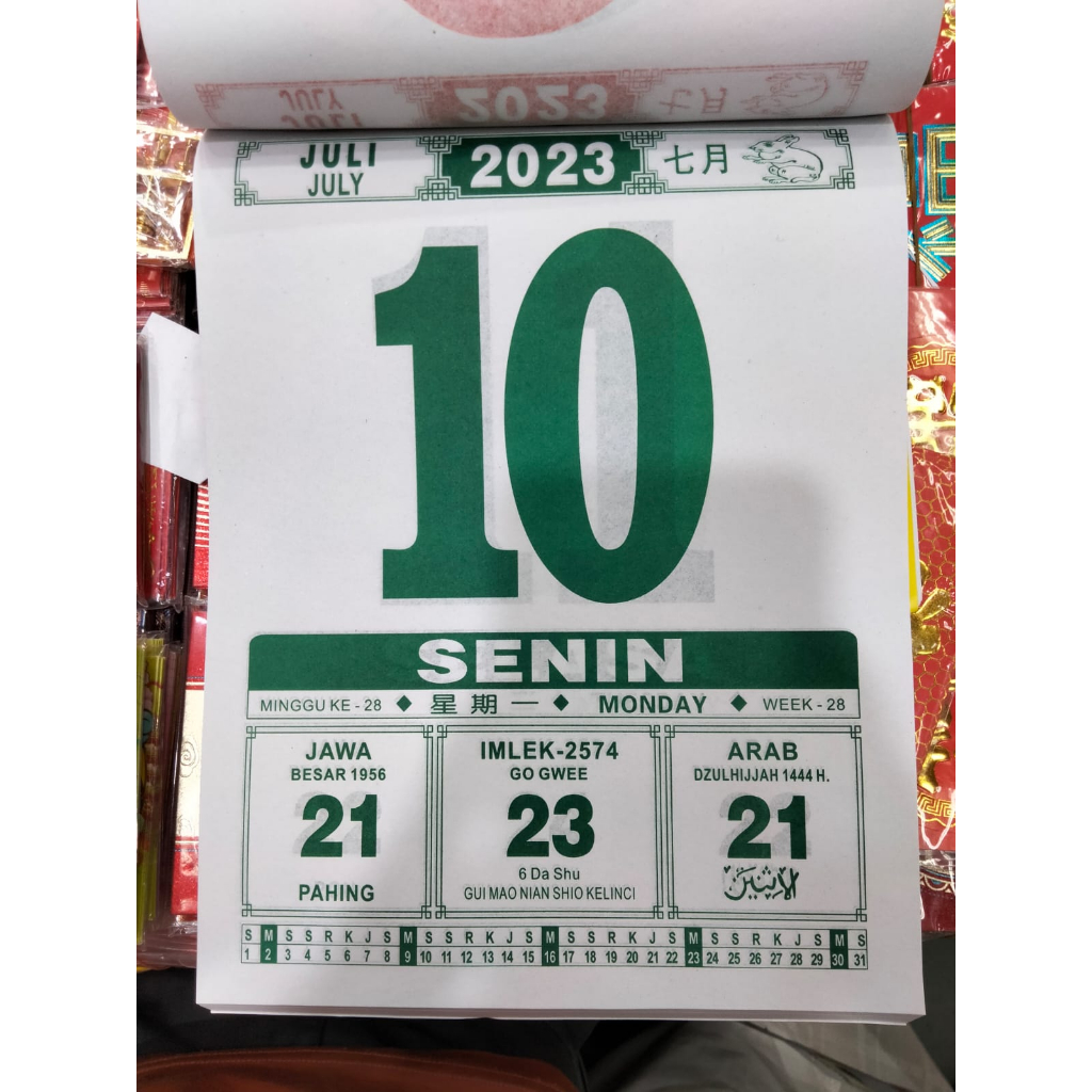 Jual Jual Murah Kalender 2023/2024/2025 harian sobek besar lokal ...