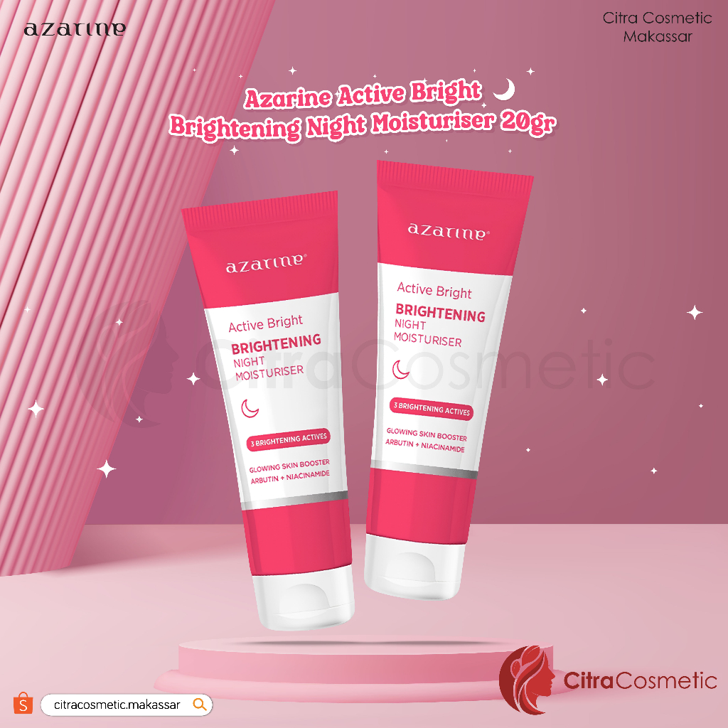 Jual Azarine Active Bright - Brightening Night Moisturiser 20 Gr ...