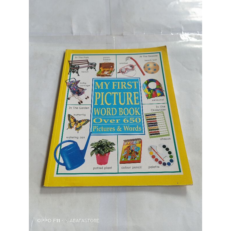 Jual BUKU MY FIRST PICTURE WORK BOOK OVER 650 PICTURES AND WORDS ...